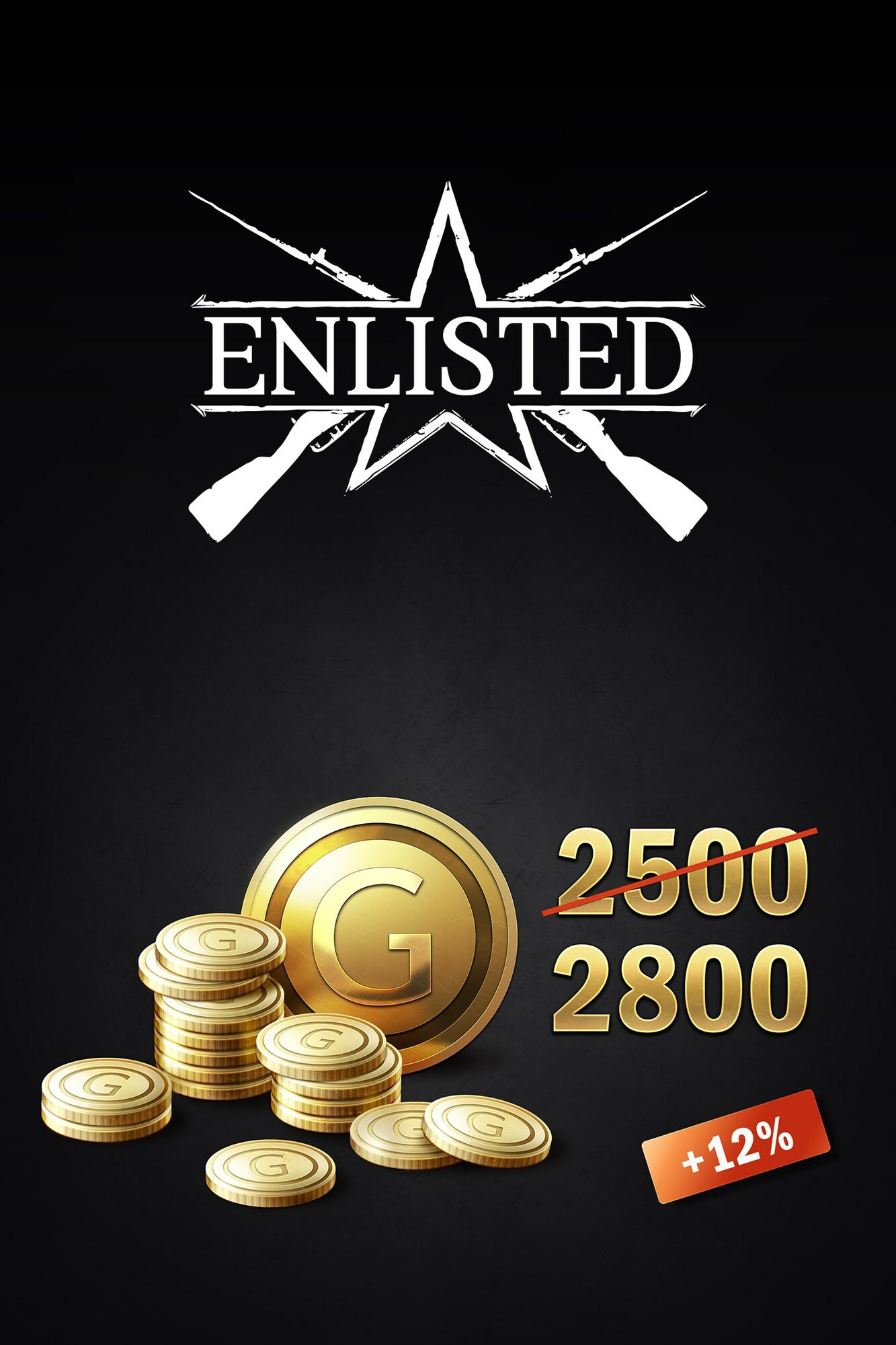 Enlisted - 2500 Gold + 300 Bonus — DLC — дополнение (DLC) для Xbox / Microsoft Store · Xbox · цифровой ключ · нужна базовая игра