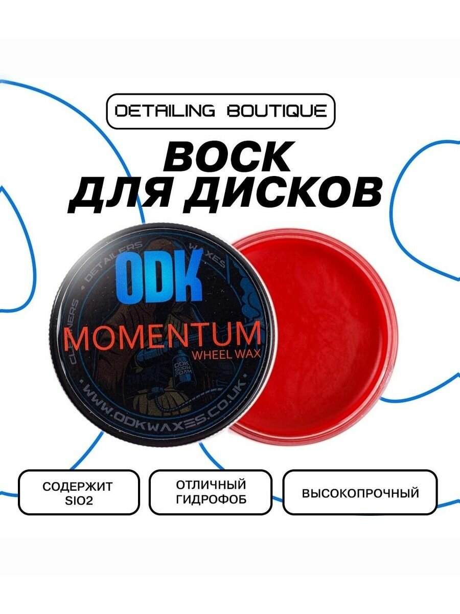 Воск для дисков с SiO2 ODK Momentum, 50 мл/ защитный, гидрофоб