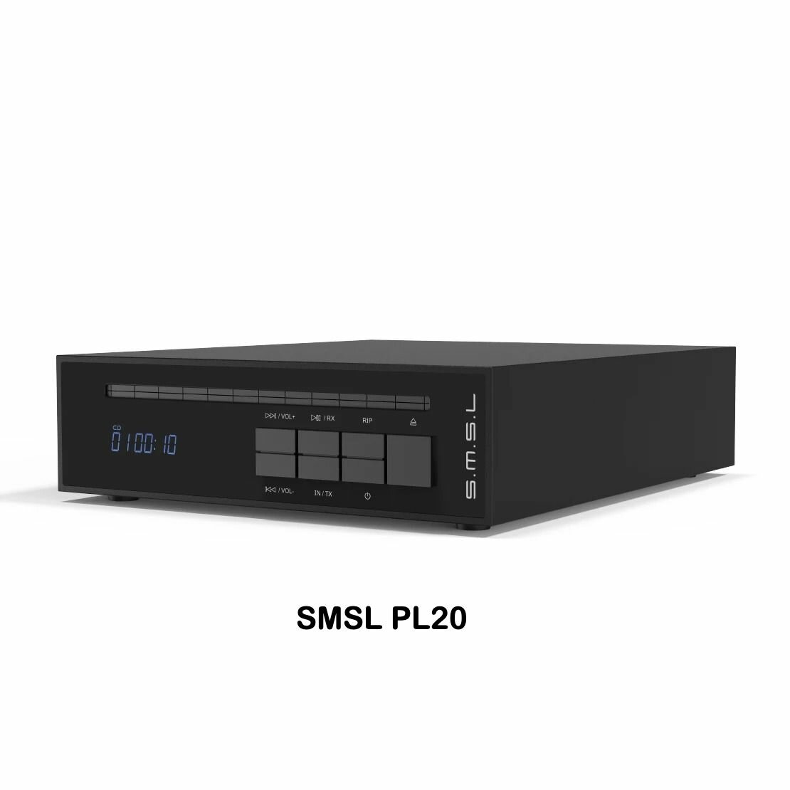 SMSL PL20 Портативный аудио-CD-плеер высокого разрешения с поддержкой оптического коаксиального выхода на наушники 32 Ом с дистанционным управлением