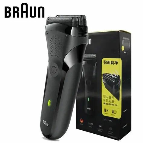 Braun elektrobritva series 3 300s chernyy matovyy