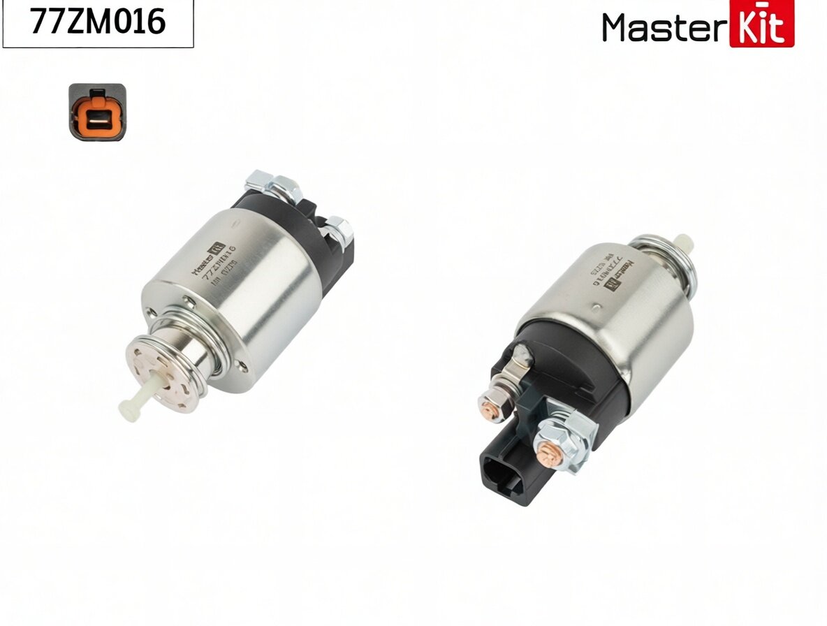 Реле втягивающее HYUNDAI SOLARIS, KIA CEED 77ZM016 MasterKit арт. 77ZM016