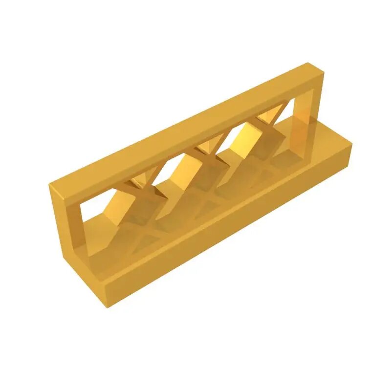 Желтый забор GOBRICKS 3633 (10 шт.)