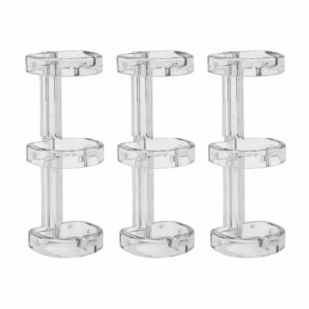 Пластиковые кольца для сшивания, Clear White 3шт