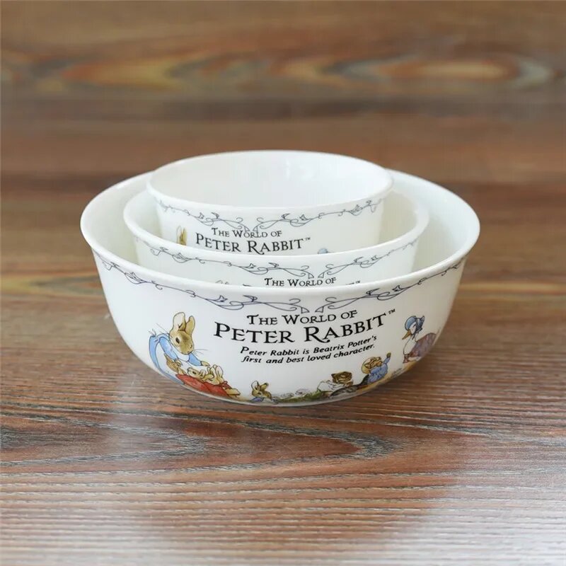 Чаша для риса/супа Bone China с кроликом, Noodle Bowl