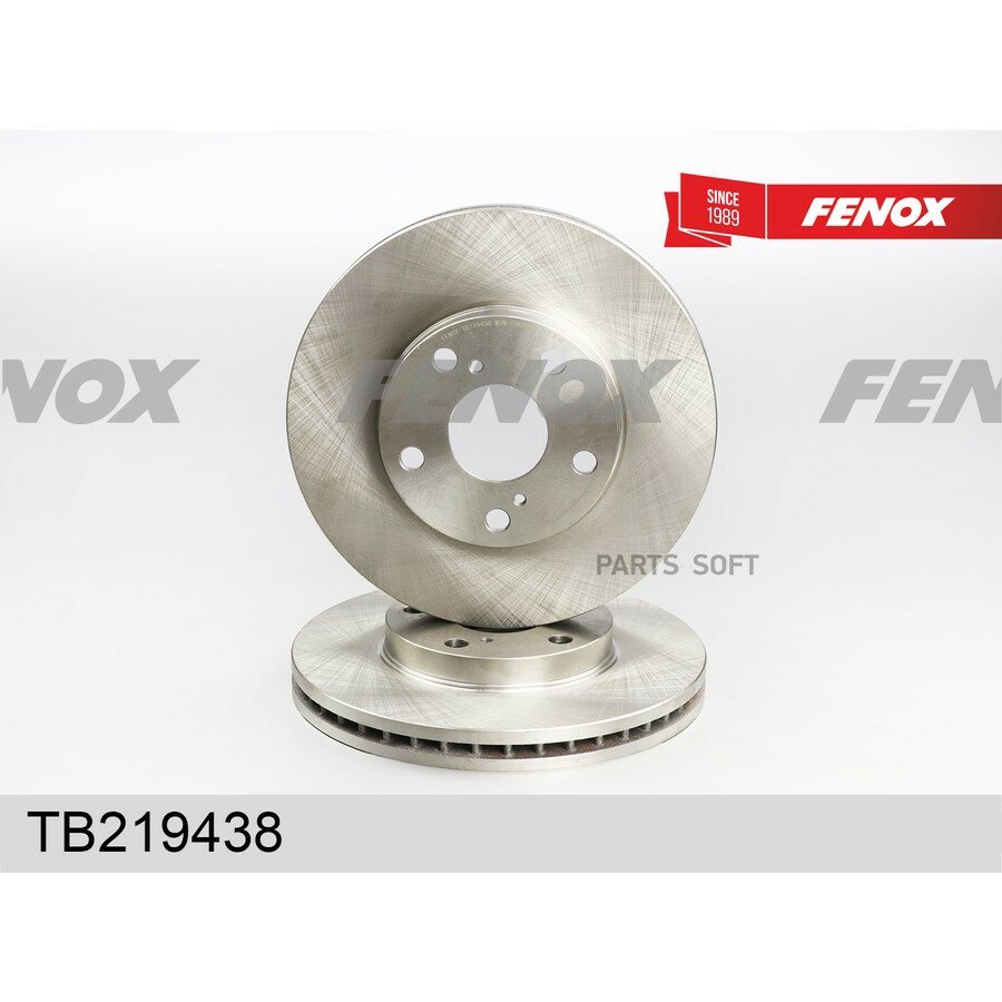 FENOX TB219438 Диск тормозной TOYOTA AVENSIS 01-/CAMRY 91-01/PREVIA 00- передний вент. D 275мм.