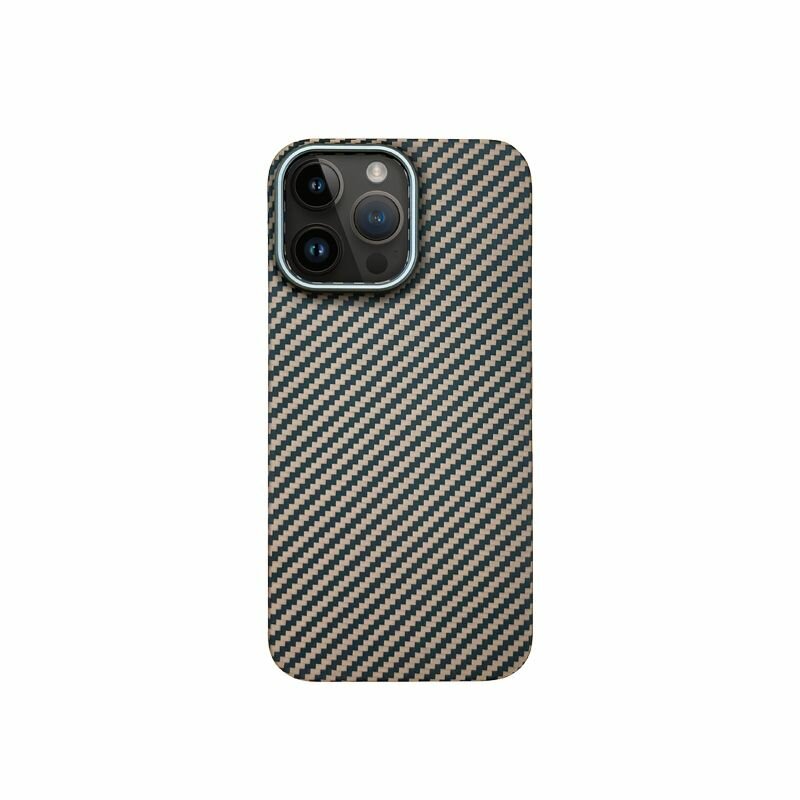 Чехол Kevlar для iPhone 14 Pro Max, коричневый