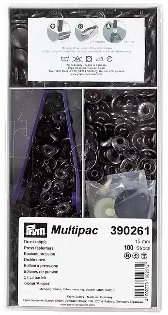 390261 Кнопки Prym Multipac "Anorak" 15мм