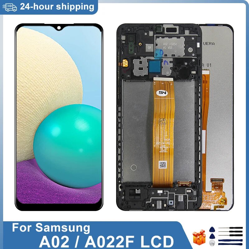 6,5-дюймовый IPS LCD-дисплей Для Samsung Galaxy A02 SM-A022F SM-A022M SM-A022G/DS С Black no frame