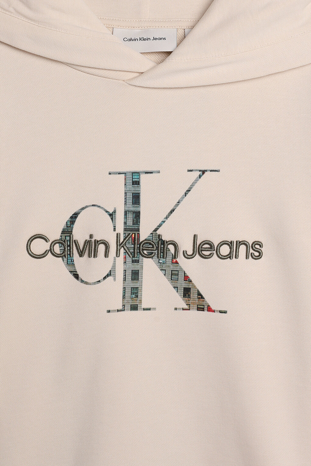 Брюки Calvin Klein Jeans, размер 152, бежевый — фото 1