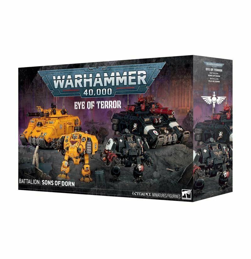 Набор миниатюр для настольной игры Warhammer 40000 - Eye of Terror Battalion: Sons of Dorn