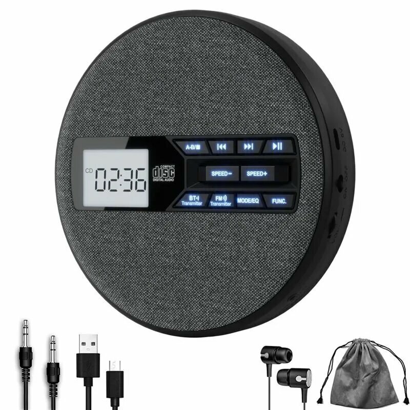 ITH Двойные Динамики И Против Skip, CD, Dual Bluetooth, FM -Трансмиссия, USB, Aux