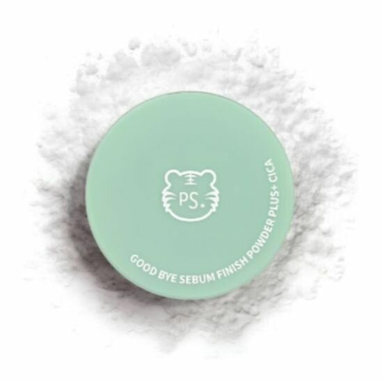 Pretty Skin Матирующая рассыпчатая пудра с экстрактом центеллы Good Bye Sebum Finish Powder Plus Cica