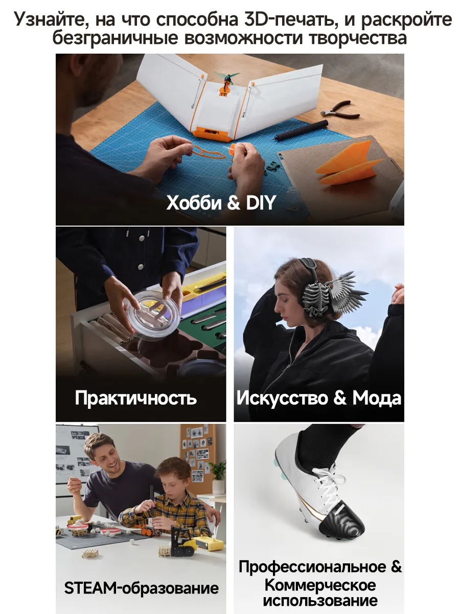 3D Принтер Bambu Lab A1 Combo EU-версия — фото 1