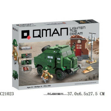 Конструктор Qman C21023 Техника Военная техника 492 дет.