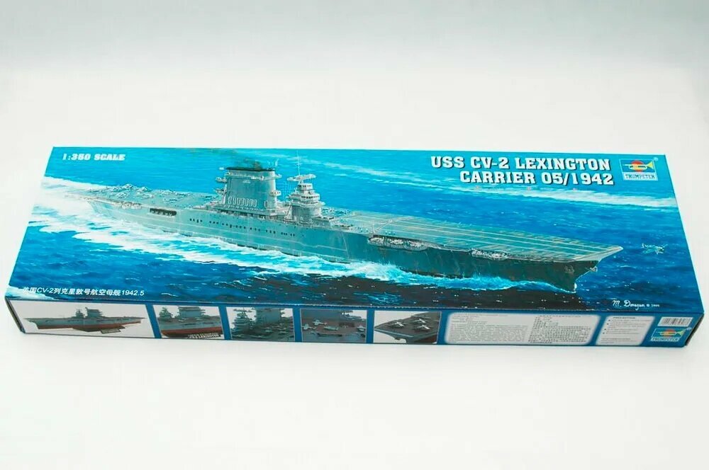 1/350 Авианосец USS Lexington (CV-2) Сборочная модель