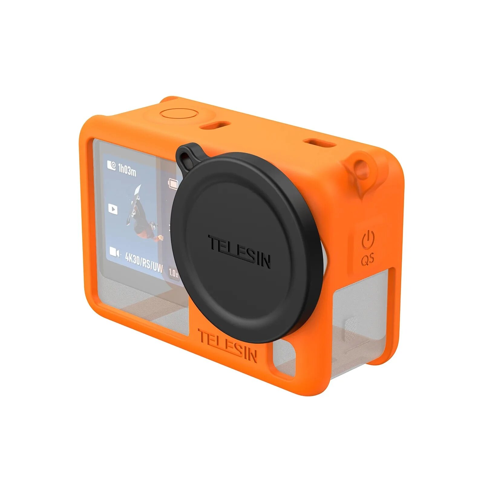 TELESIN силиконовый чехол для DJI Osmo Action 6 Orange, Оранжевый