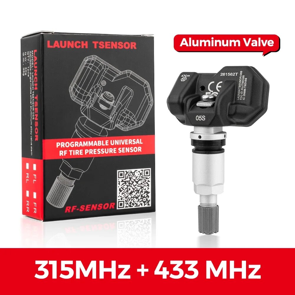 Нет в наличии: Универсальные программируемые датчики TPMS TSENSOR-05S 315 МГц и 8PCS, Out of stock