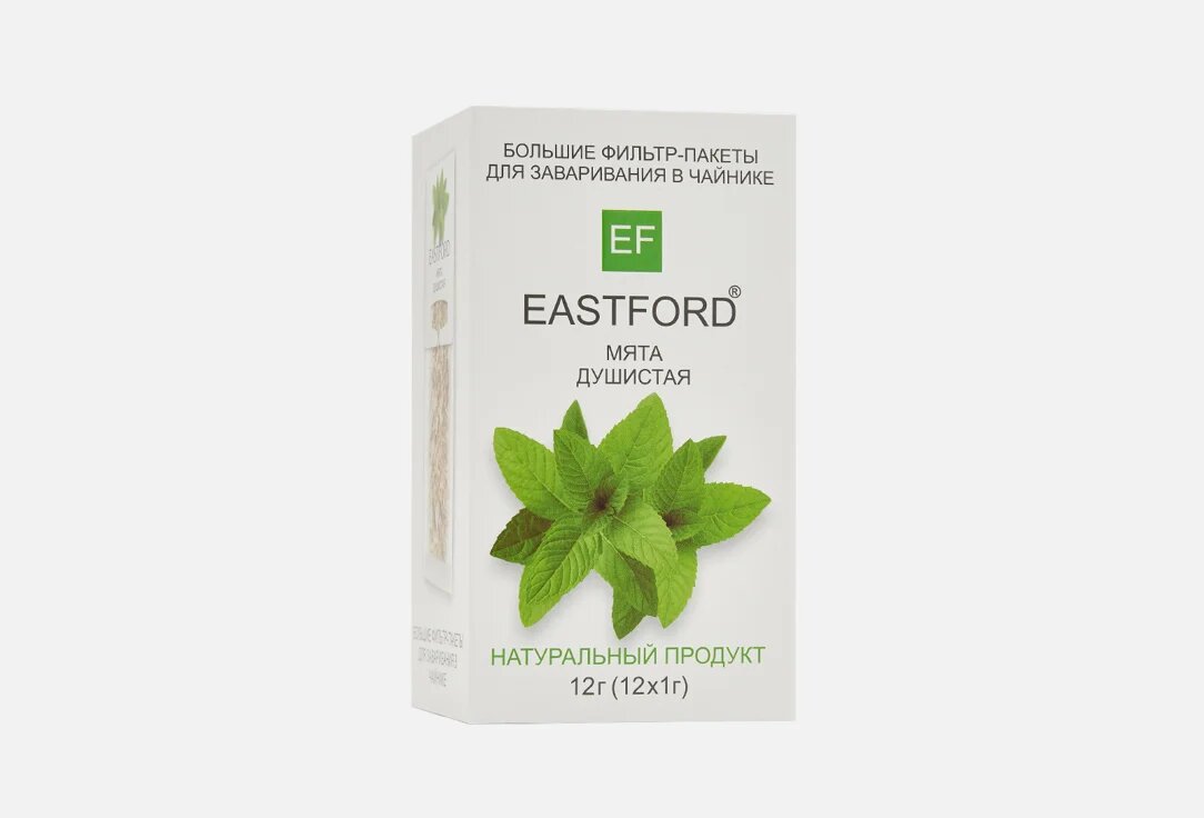 EASTFORD Мята душистая Чайный напиток в больших супер-пакетах 12 шт