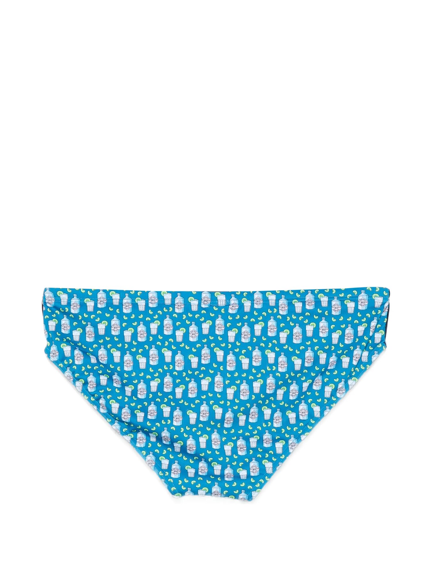 Плавки MC2 Saint Barth Cayo gin-print swimming trunks, размер XL, blue — фото 1