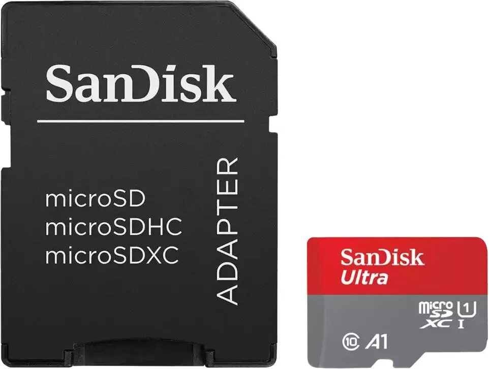 Карта памяти SanDisk Ultra microSDXC SDSQUAC-256G-GN6MA 256GB (с адаптером)