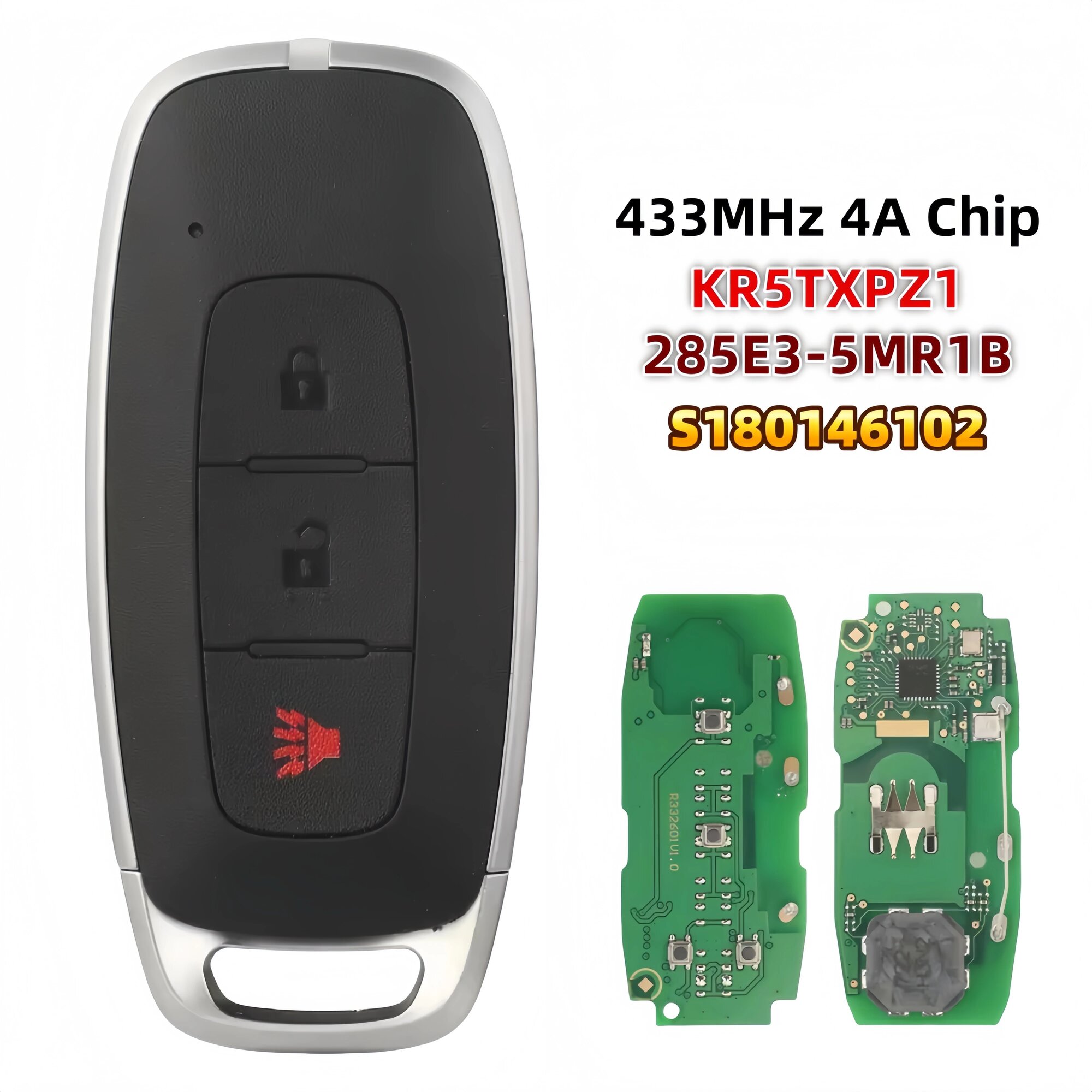 Автоключ 433MHz 4A Chip Model 4 для Nissan