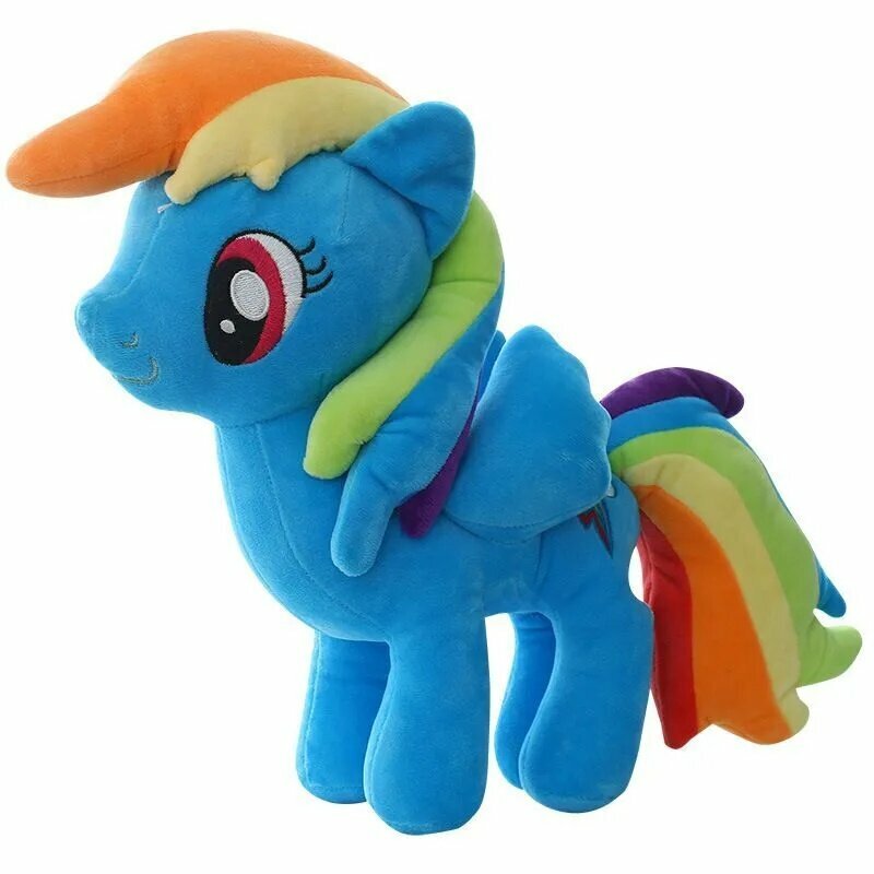 33 см Плюшевые игрушки: Литл пони, игрушка из мира "My Little Pony", может стать идеальным подарком на день рождения ребенка