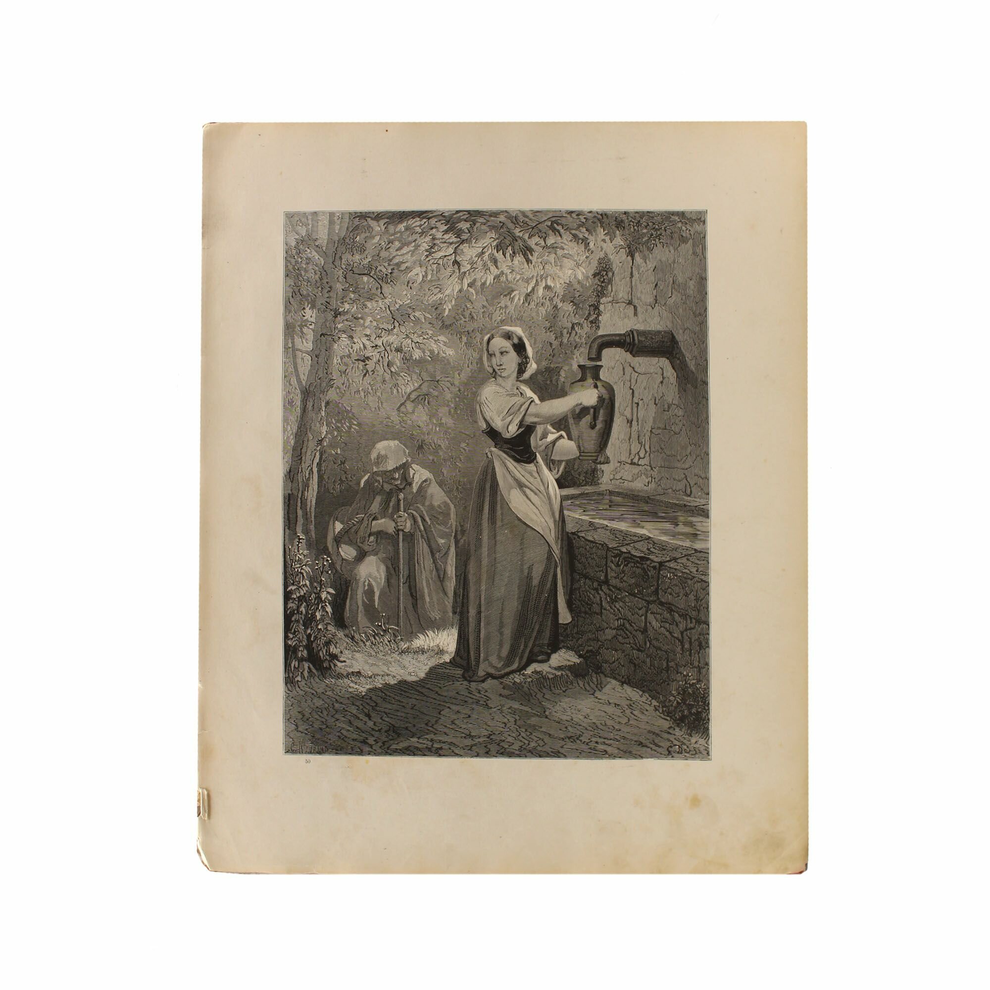 Гравюра Г. Доре из оригинального издания 1864 года. Сказки матушки Гусыни . Данная гравюра к сказке Рике с хохолком