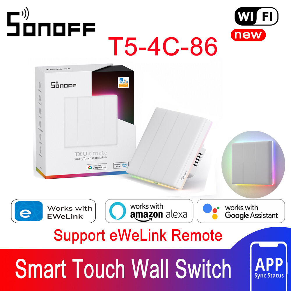 Сенсорный выключатель Sonoff TX ULTIMATE T5-86 выключатель сенсорный