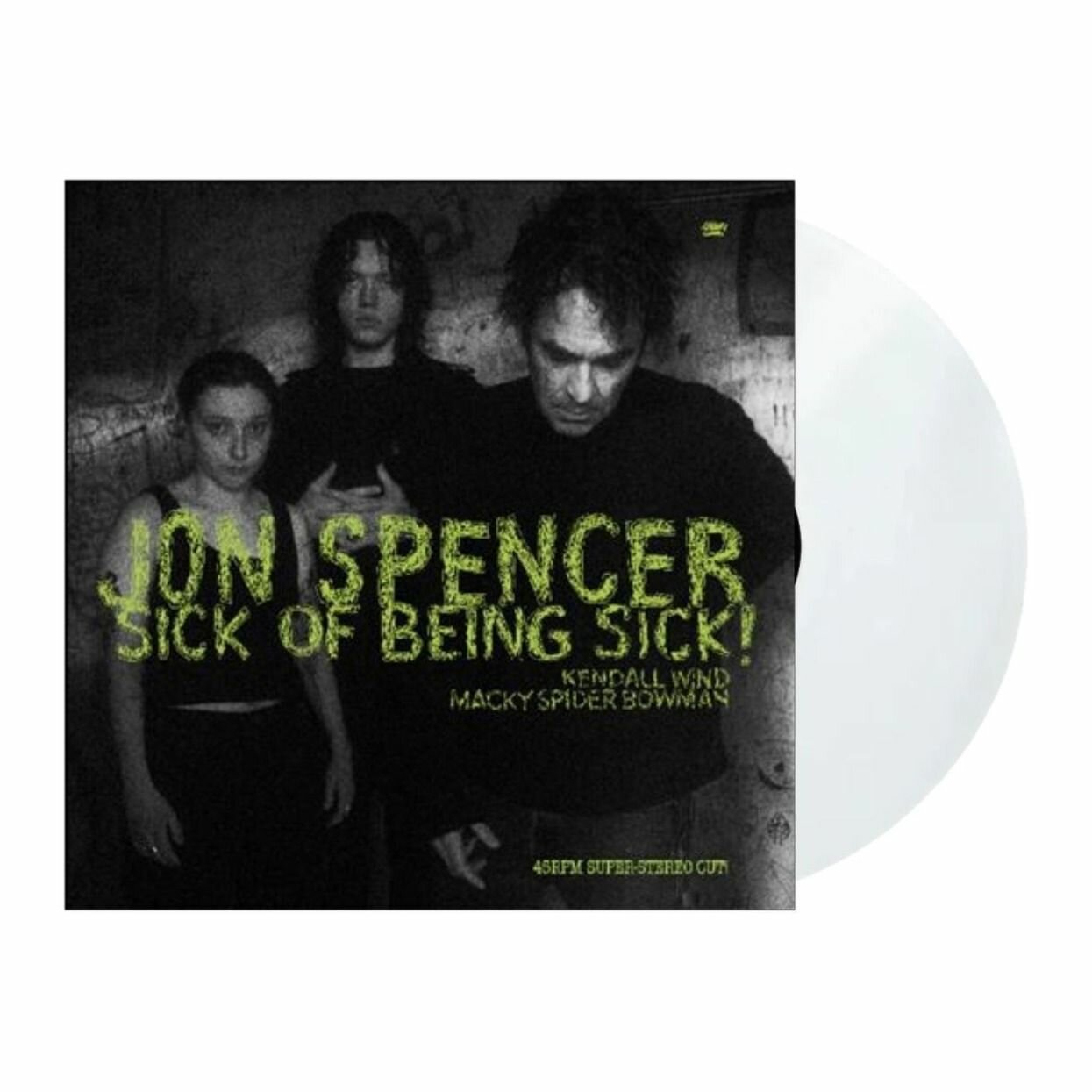 Виниловая пластинка Jon Spencer, Kendall Wind, Macky Spider Bowman - Sick Of Being Sick, Vinyl, LP, Clear, New