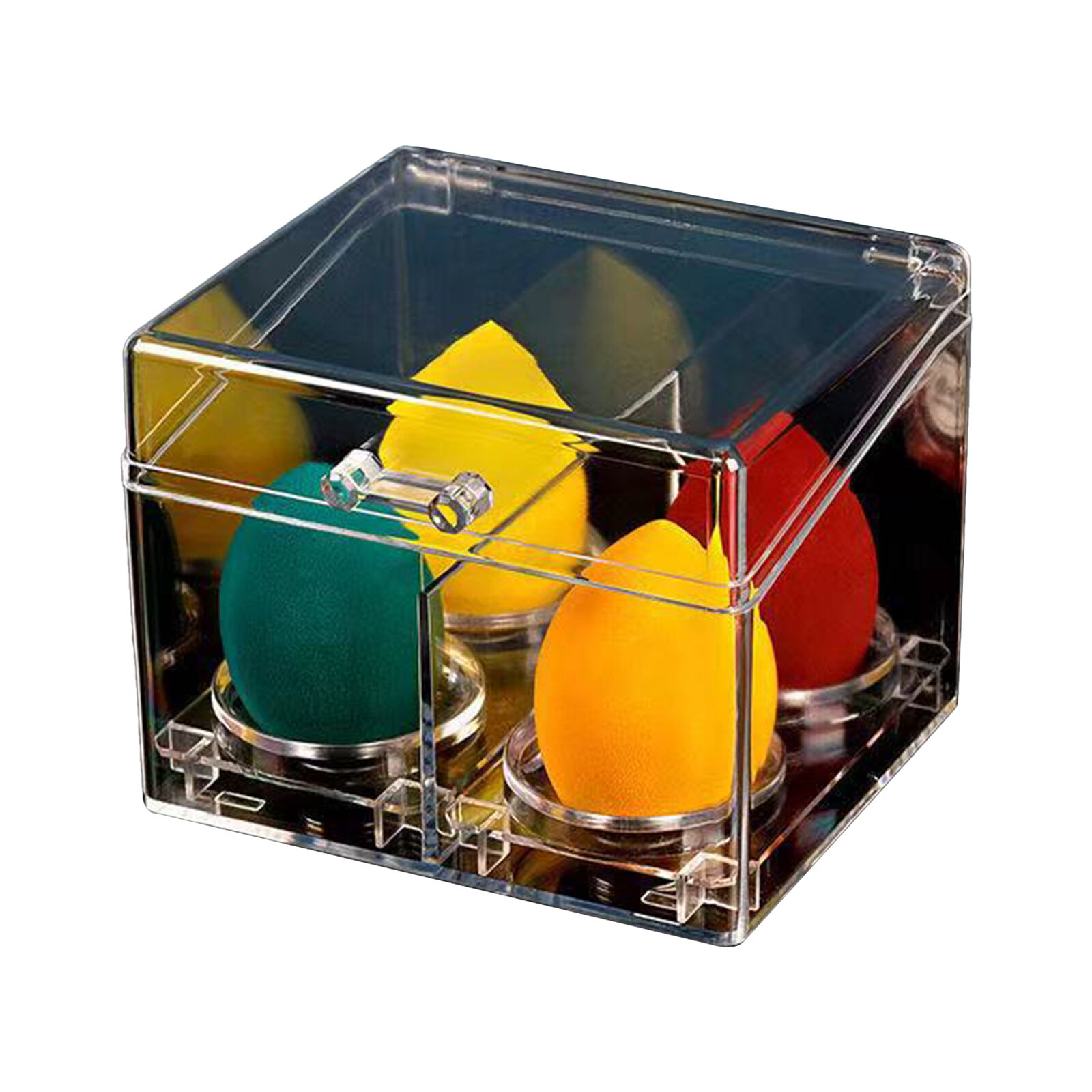 Держатель для ватных палочек на стол Cotton Swab Holder Flossers Box Case из акрила для ватных шариков, патронов, марлейных палочек, пластиковый органайзер для помады, губной помады, мейкап-спонжей, прозрачный, типы H44957-1, H44957-2, H44957-3,