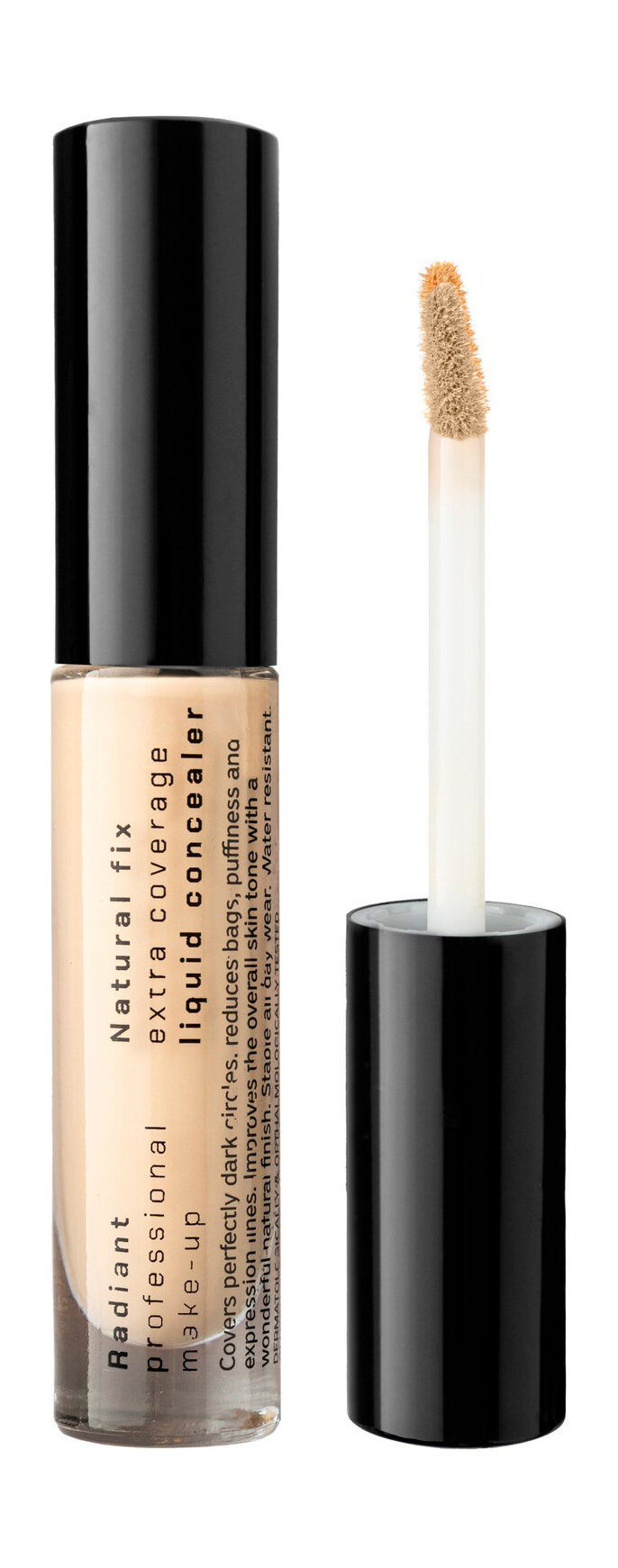 RADIANT PROFESSIONAL MAKE-UP Консилер Natural Fix Extra Coverage матовый с высокой плотностью покрытия, 5 мл, 101 Бежевый