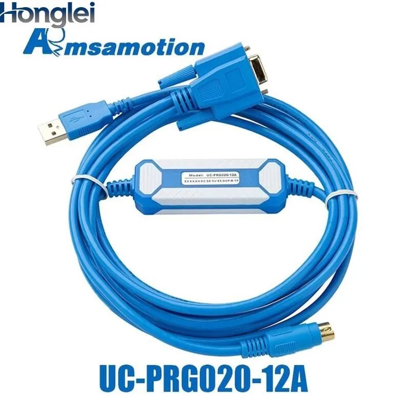 UC-PRG020-12A для кабеля программирования ПЛК Delta DVP IFD6601 Линия загрузки USB-преобразователя RS232