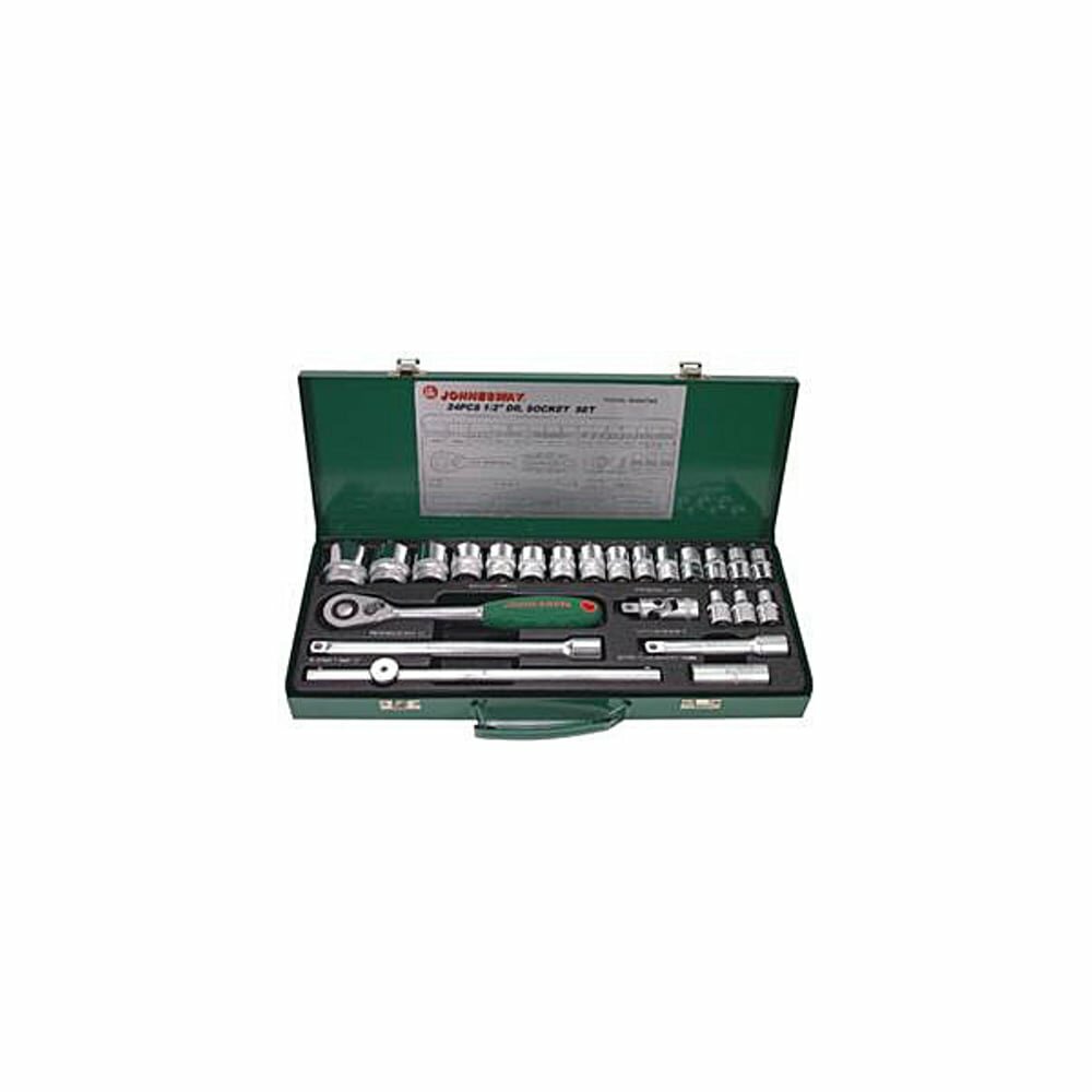 Набор торцевых головок Jonnesway S04H4724S 1/2" 8-34 мм, 24 предмета 047483