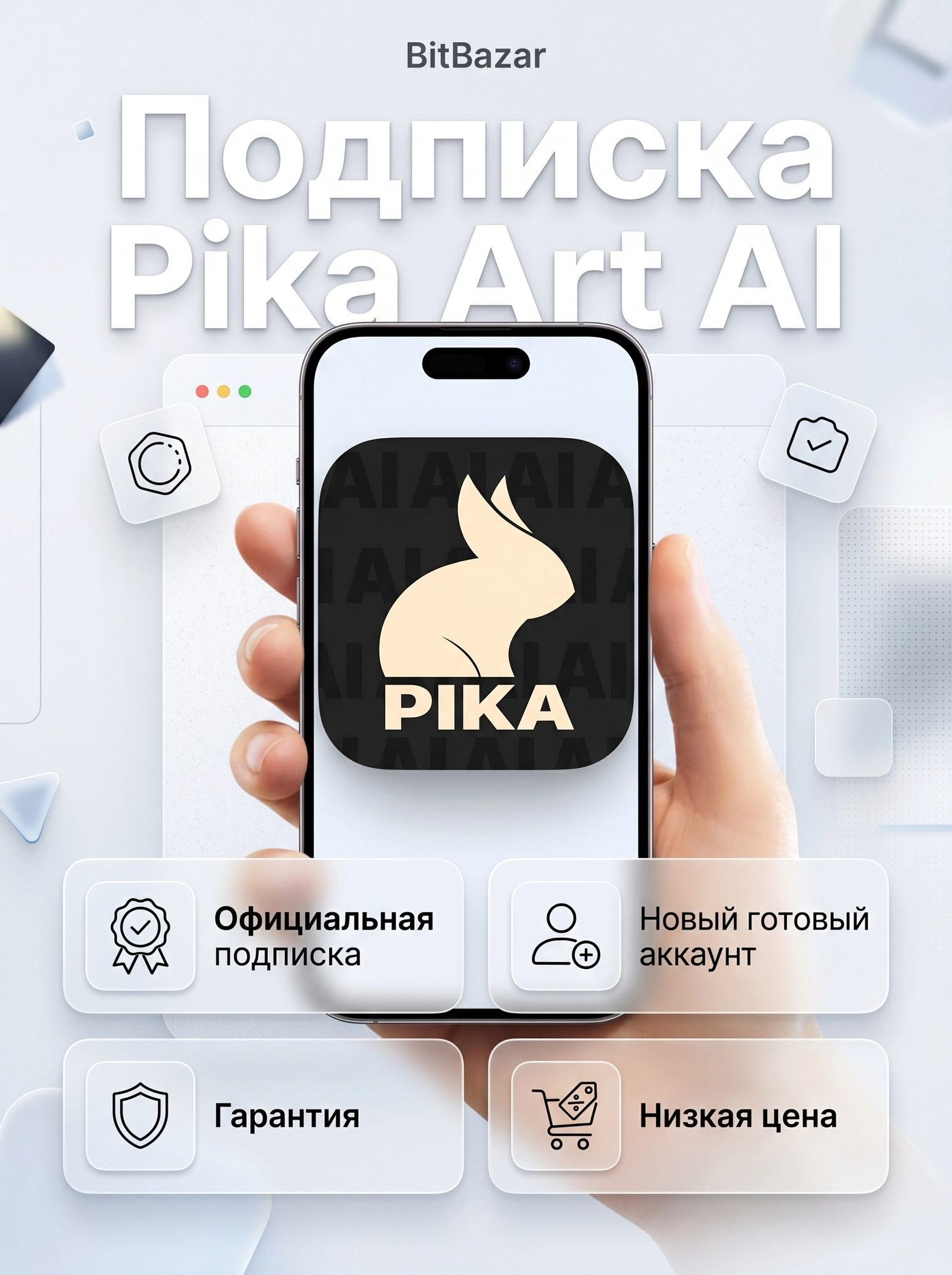 Подписка Pika Art AI Standard | Срок: 1 Месяц | Новый готовый аккаунт!