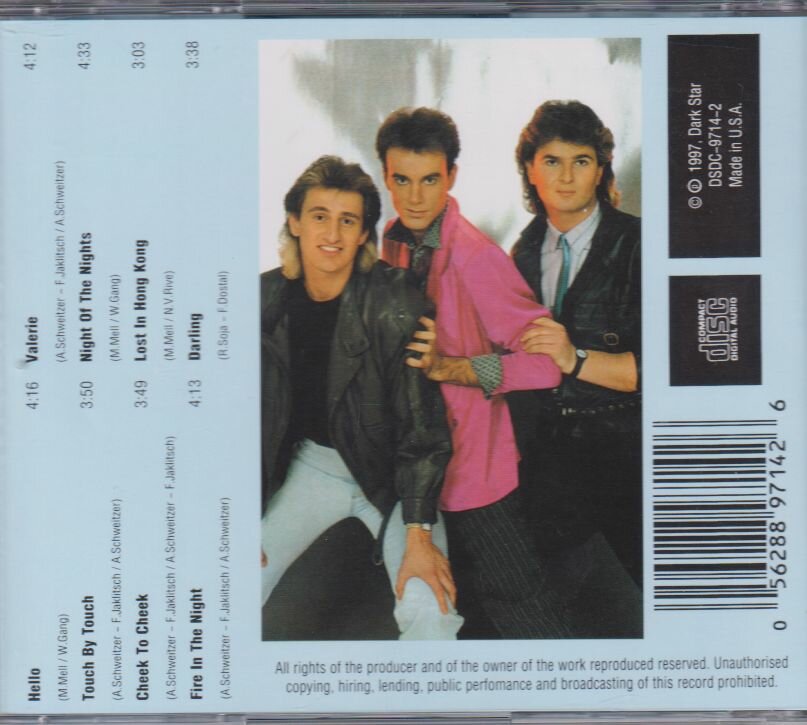 Joy - Hello, 1986, 4-page, CD-Аудио — фото 1