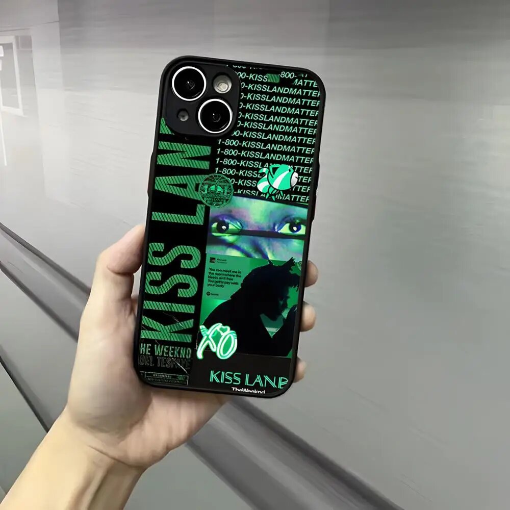 Чехол The Weeknd Kiss Land для iPhone, черный