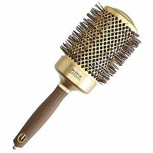 OLIVIA GARDEN Термобрашинг EXPERT BLOWOUT SHINE Wavy Bristles Gold&Brown 65 мм