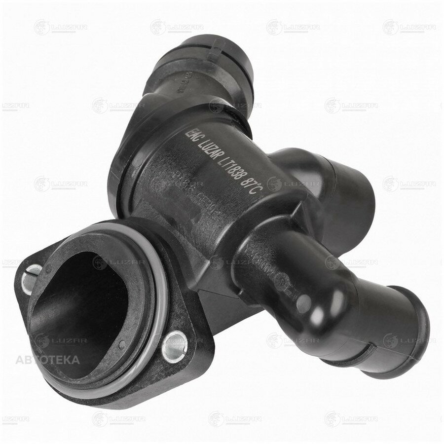 Термостат для а/м Audi A4 (B7) (04-)/A6 (C6) (04-) 2.0T (87°C) (с корпусом) () LUZAR LT1838