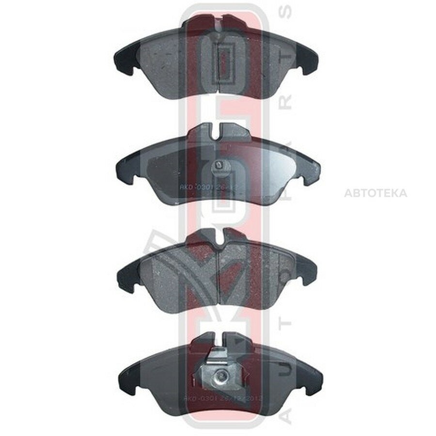 Колодки тормозные дисковые передние AKYOTO AKD0301