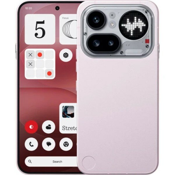 Смартфон Nothing Phone (4A) Pro 12/256 Pink, 6.77 дюйма, 120Гц, AMOLED