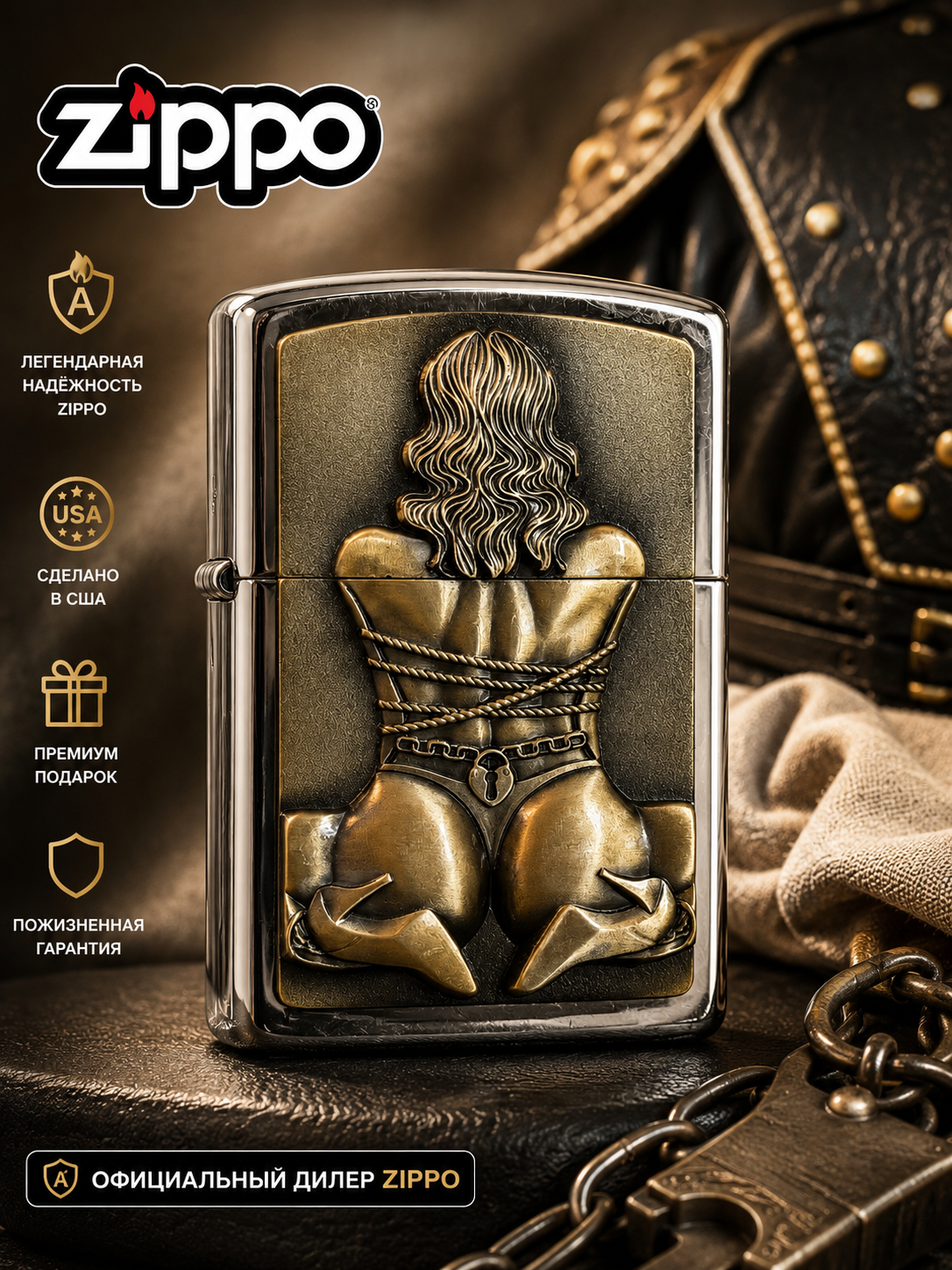 Бензиновая зажигалка Zippo