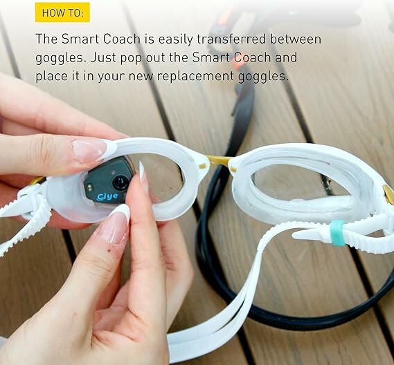 Смарт очки для плавания Finis SMART Goggle Max Clear — фото 1