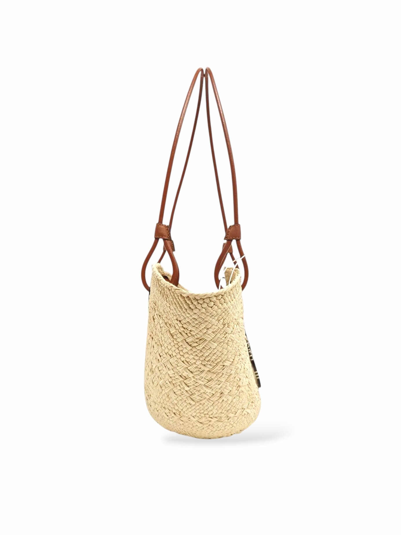 Сумка тоут Loewe Basket Medium, коричневый, бежевый — фото 1