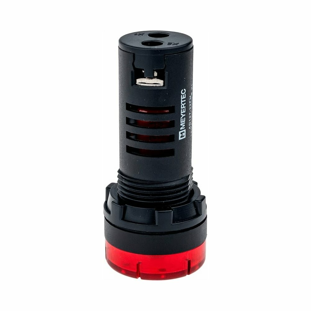 Звонок MEYERTEC с подсветкой, 80дБ, красный 24V AC/ DC MT22-SM24 арт. 00000079282 — фото 1