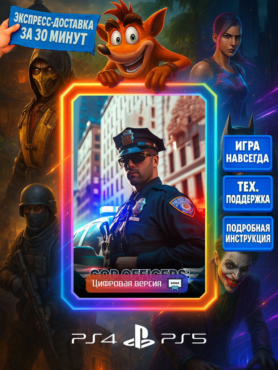 Cop Officers: Police Simulator of NYPD City PS4/PS5 | Моментальная доставка | Английский язык | Приключения