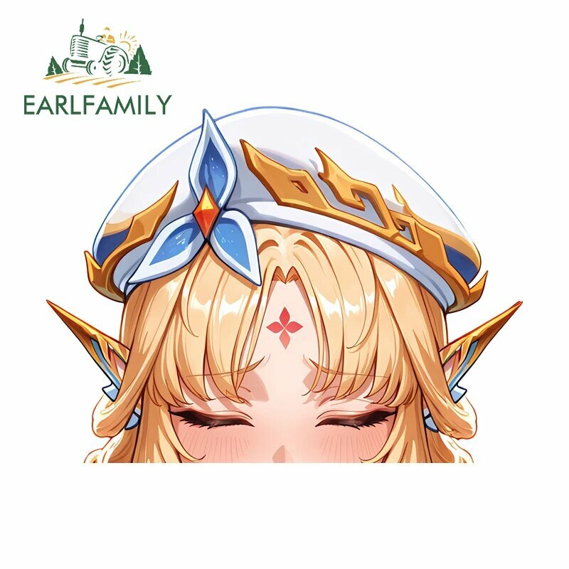 Наклейка на автомобиль EARLFAMILY Nicole Reeyn Shy Peeker, фан-арт аниме Genshin Impact, для 20cm