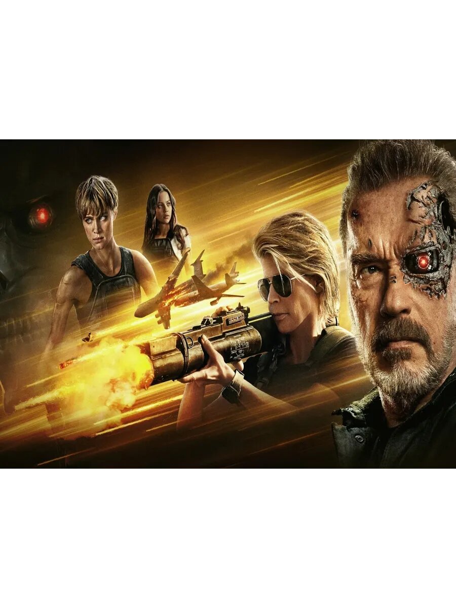 Плакат "Dark Fate, Терминатор" А3
