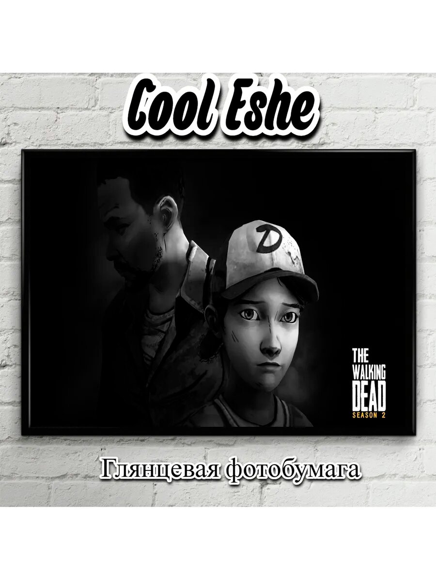 Плакат "the walking dead season 2 li" из коллекции "Игры" А3