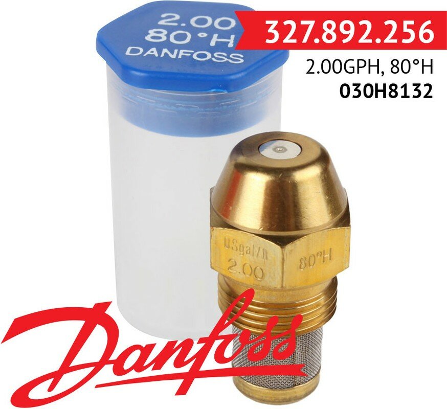 Топливная форсунка Danfoss 2.00GPH,80H 030H8132