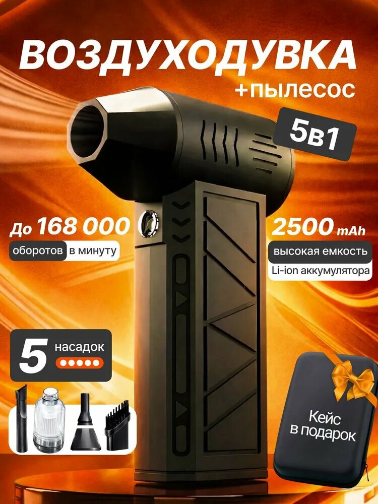 Воздуходувка аккумуляторная / воздуходувка для компьютера / ветродуйка аккумуляторная